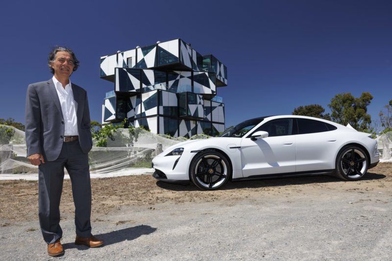 Sam Shahin is handed his new Porsche Taycan Turbo S - 2026 Porsche ...